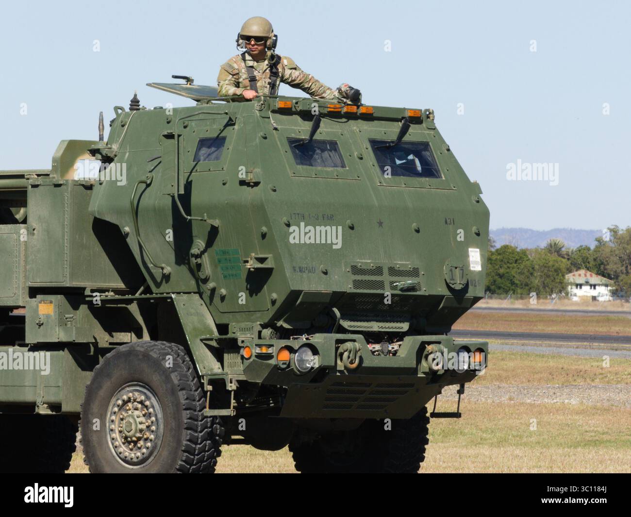 U.S. Army Staff Sgt. Alexander Gallardo, High Mobility Artillery Rocket ...
