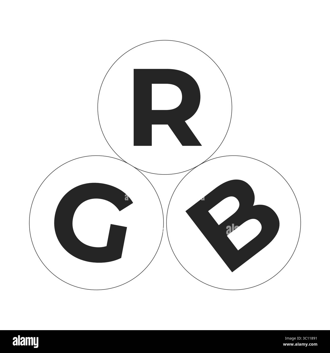 RGB color model for digital design line onboarding ui illustration Stock Vector Image & Art - Alamy