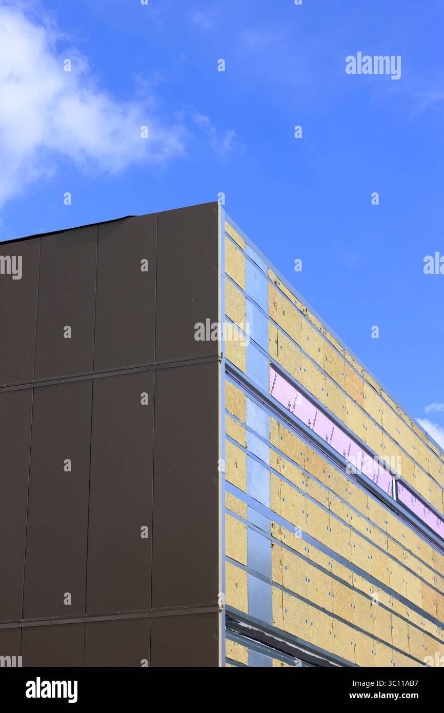 Radcliffe civic hub development, rockwool thermal insulation, weather ...