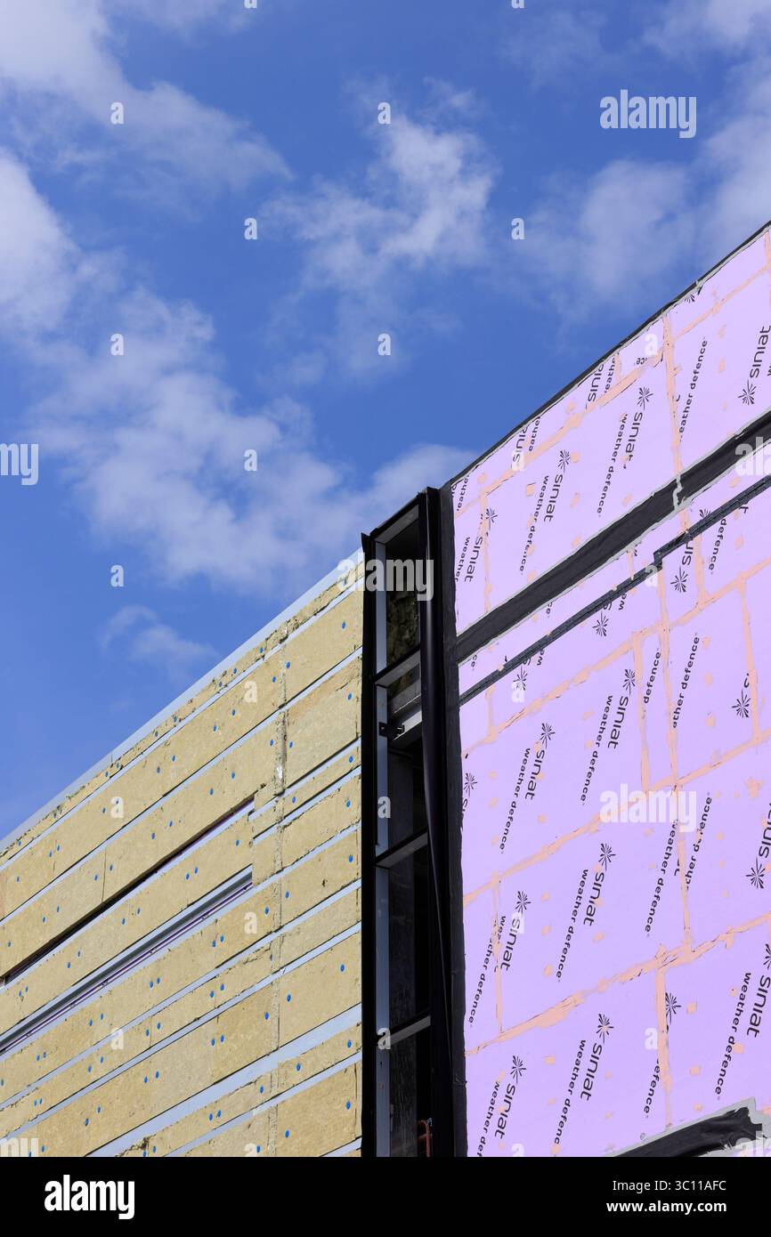 Radcliffe civic hub development, rockwool thermal insulation, weather ...