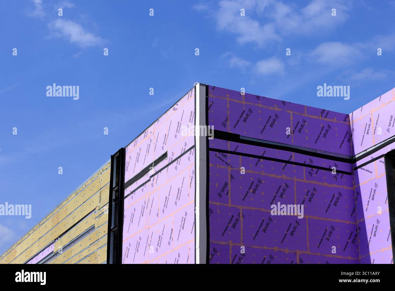 Radcliffe civic hub development, rockwool thermal insulation, weather ...