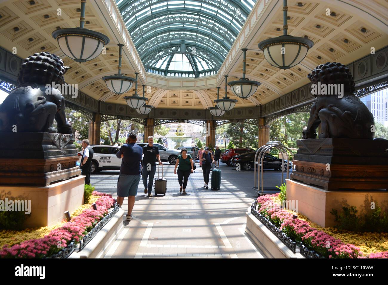 Las Vegas, Nevada, USA - June, 2025: Interior of the Bellagio Hotel ...
