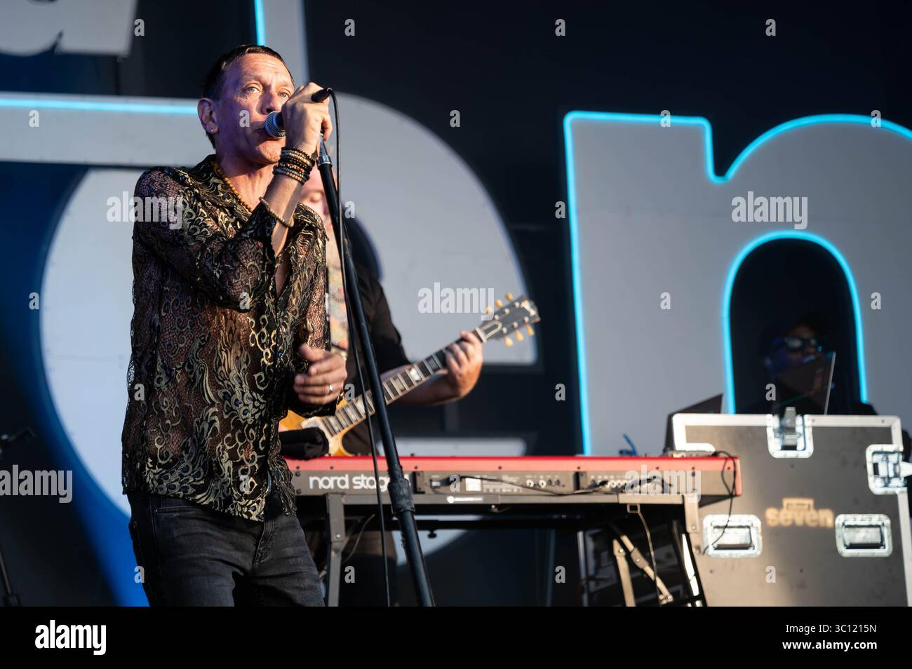 Rick Witter of Shed Seven performing on the King Tuts Stage, TRNSMT ...
