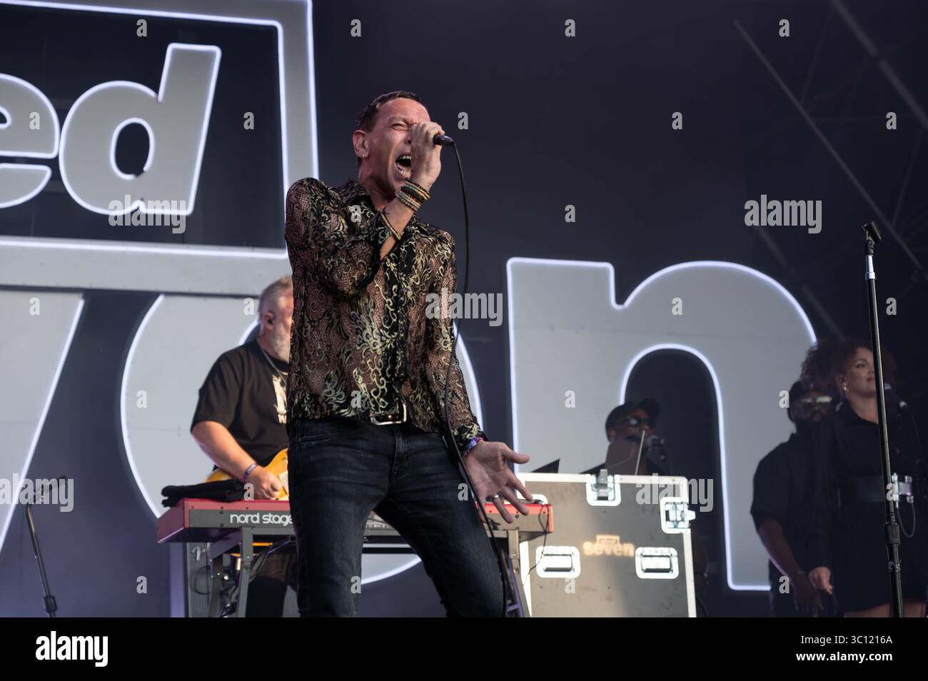 Rick Witter of Shed Seven performing on the King Tuts Stage, TRNSMT ...