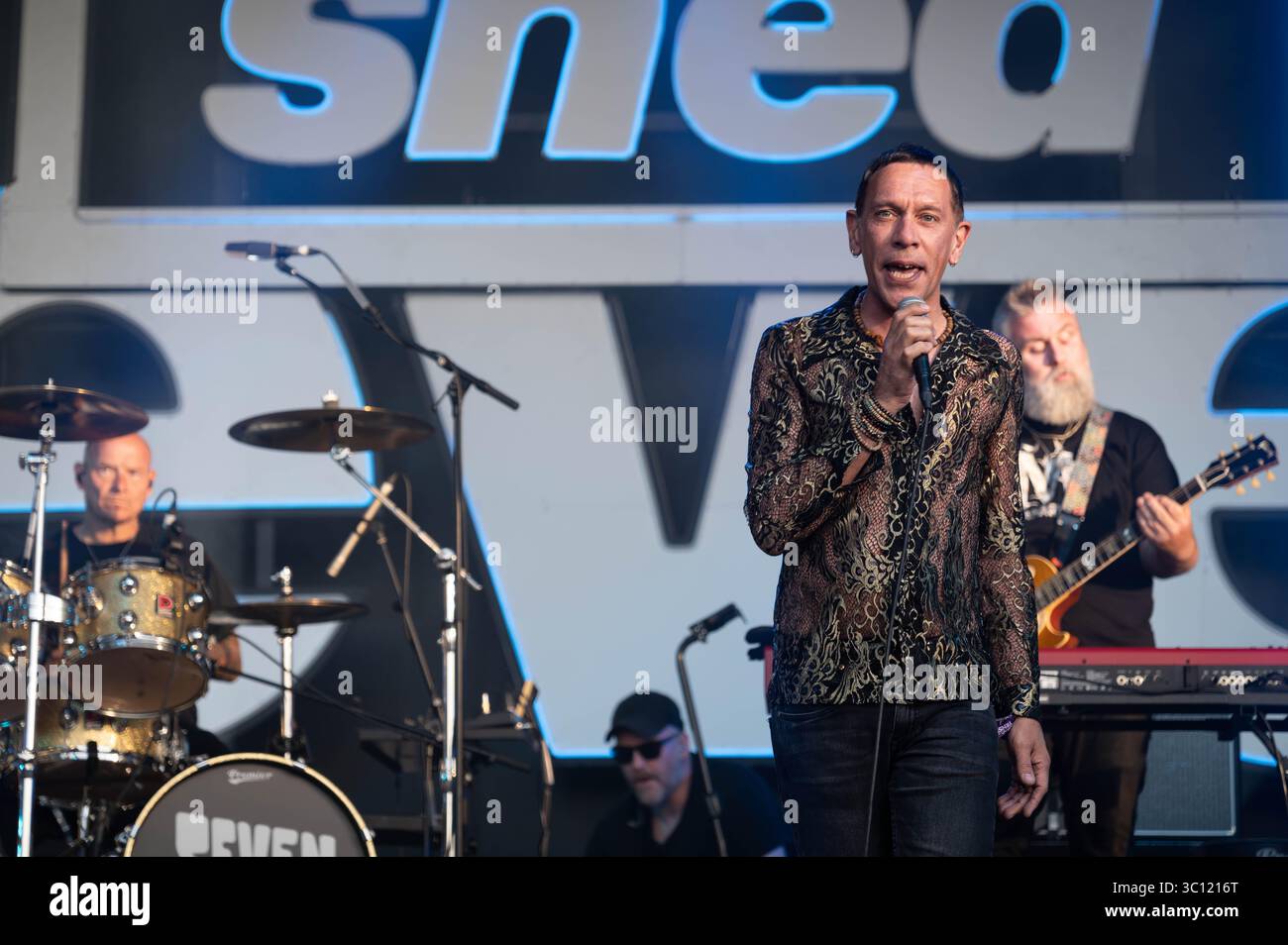 Rick Witter of Shed Seven performing on the King Tuts Stage, TRNSMT ...