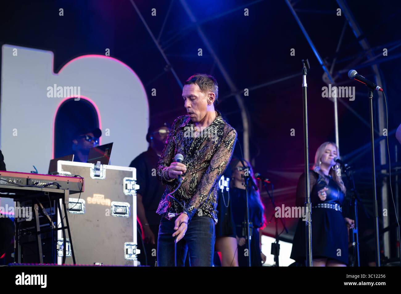 Rick Witter of Shed Seven performing on the King Tuts Stage, TRNSMT ...
