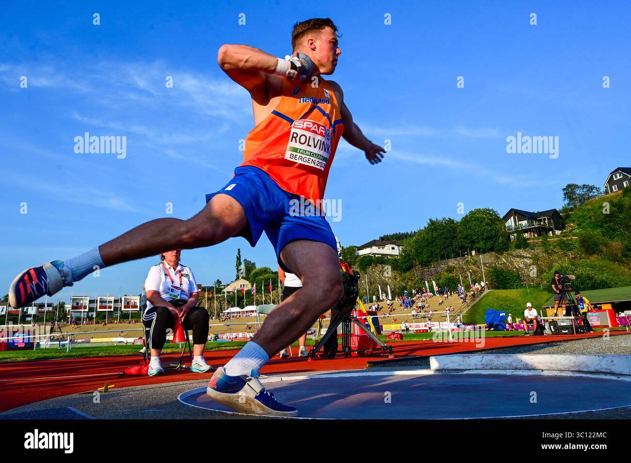 BERGEN, NORWAY - JULY 19: Yannick Rolvink of the Netherlands competing ...