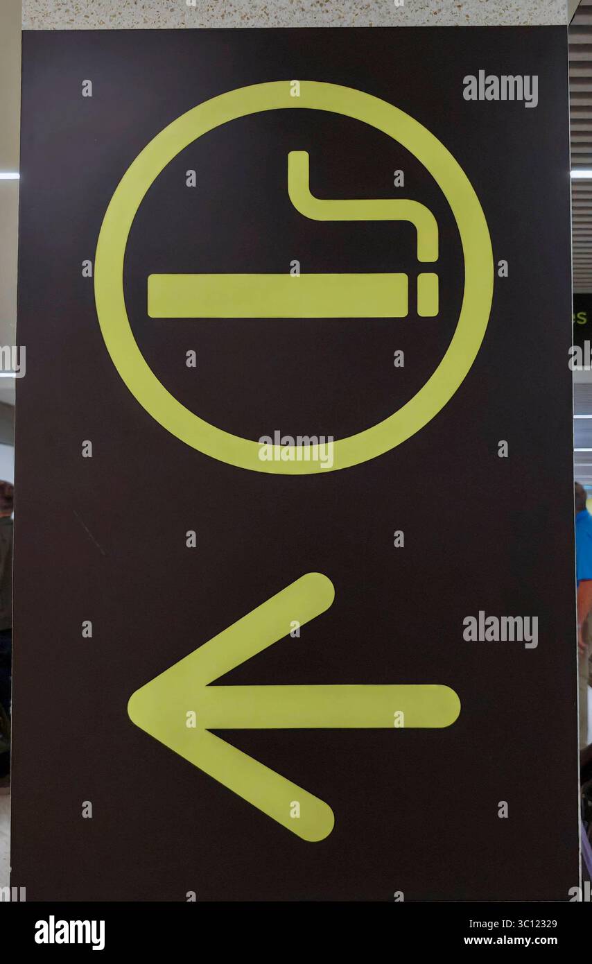 a smoking area sign with a pictogram of a cigarette smoking area sign ...
