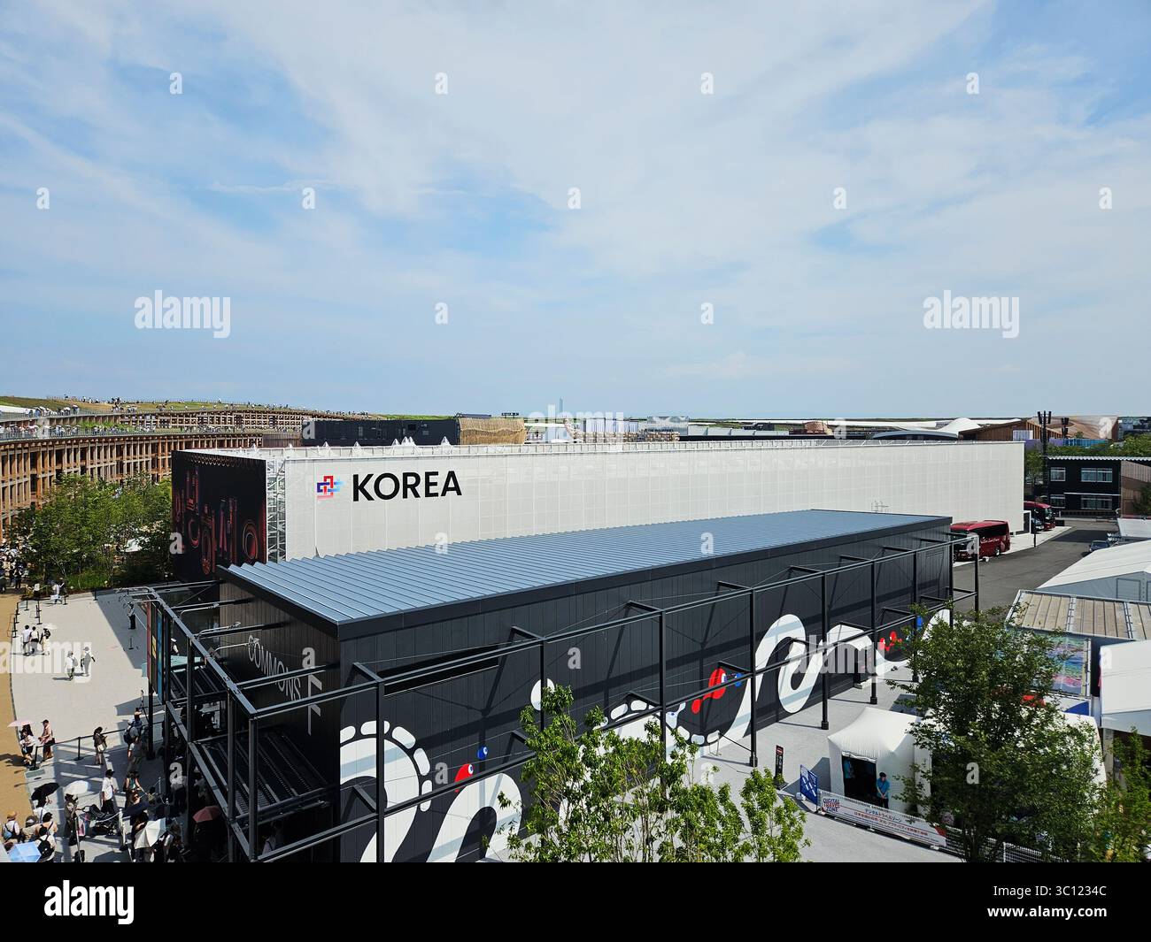 Aerial view osaka expo hi-res stock photography and images - Alamy