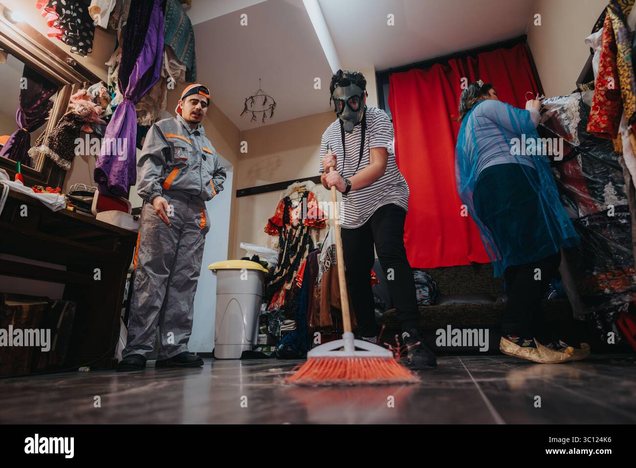 Young performers in costumes hi-res stock photography and images - Alamy