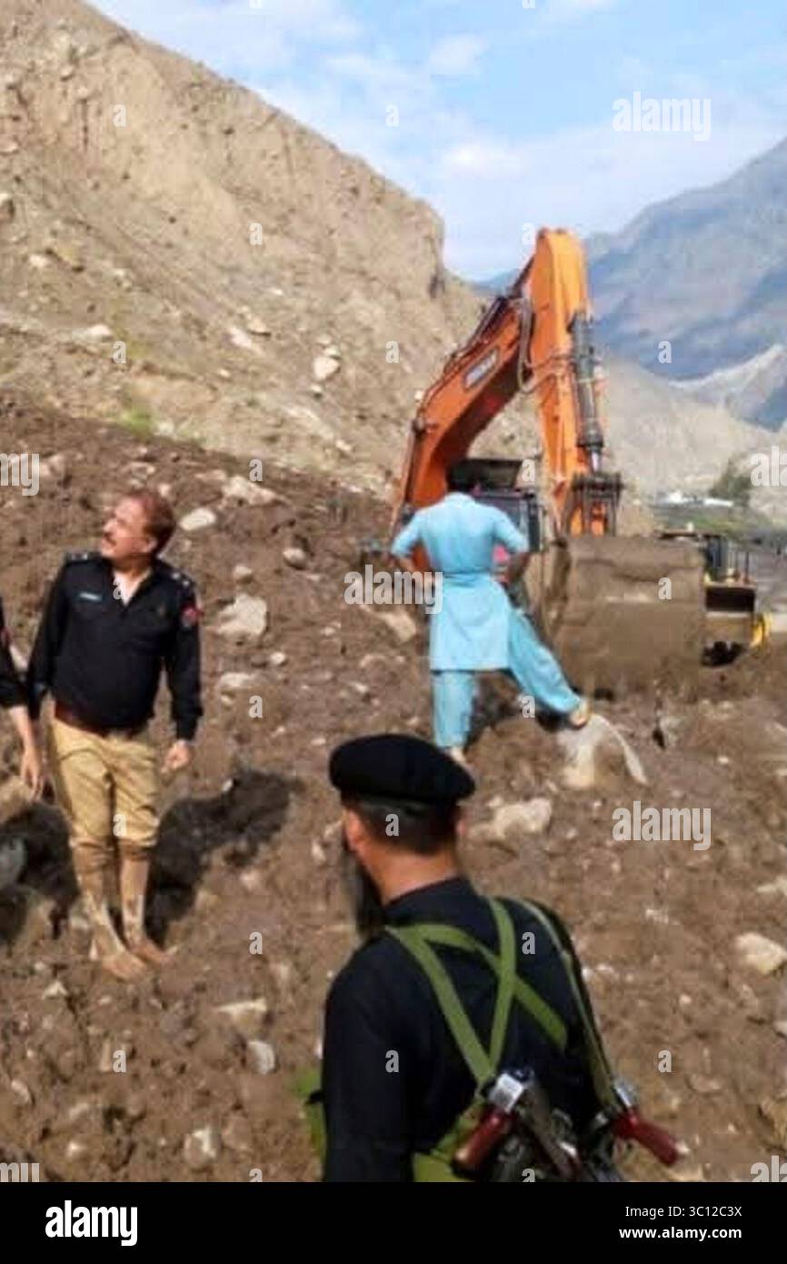 In this handout photo released by Government of Gilgit Baltistan ...