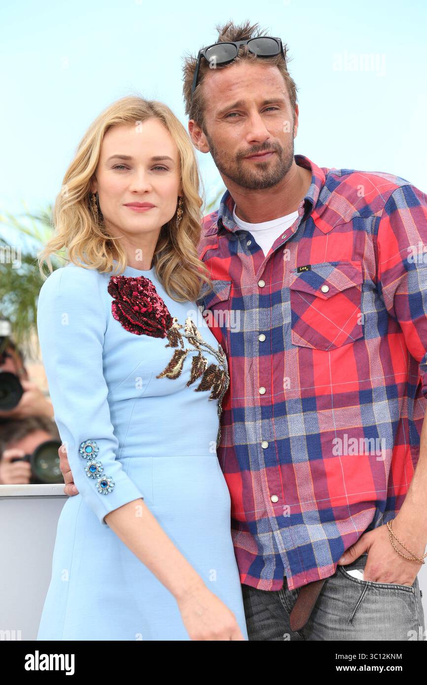 Diane Kruger and Matthias Schoenaerts attend the 'Disorder' photocall ...