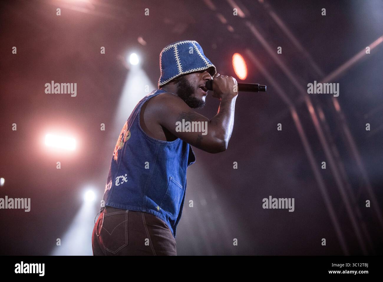Leon Bridges performing at Festival Cruilla, Barcelona 11 July 2025 ...