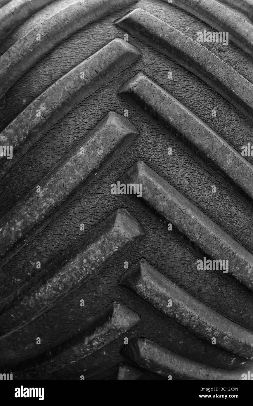 Large rubber tyre Stock Photo - Alamy