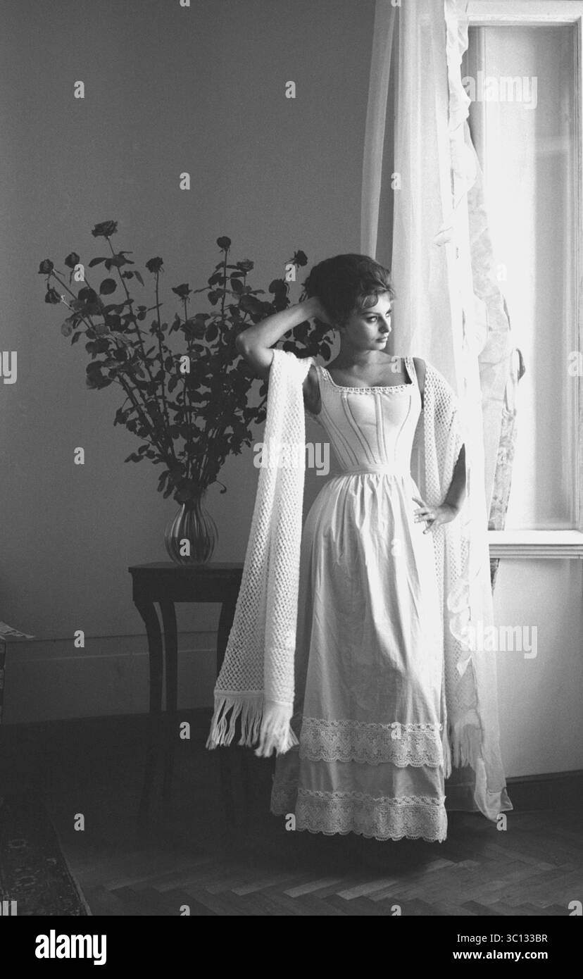 Italian actress Sophia Loren (Sofia Villani Scicolone) as CathÃ©rine ...