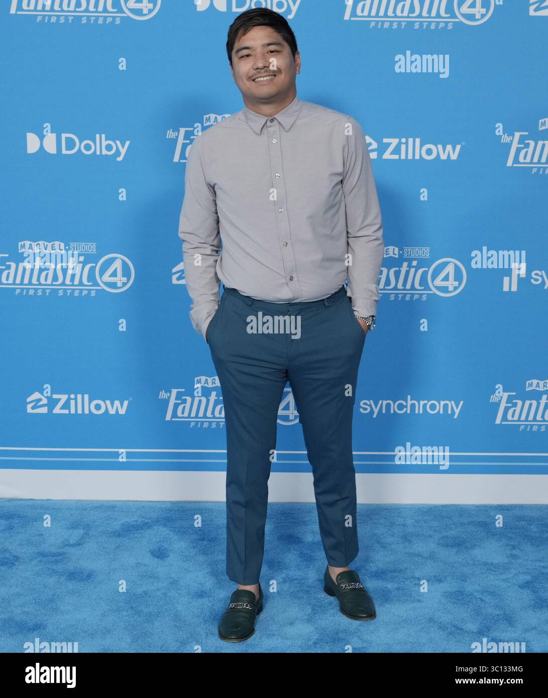 Andrew Lopez arrives at the Marvel Studios' "THE FANTASTIC FOUR: FIRST ...