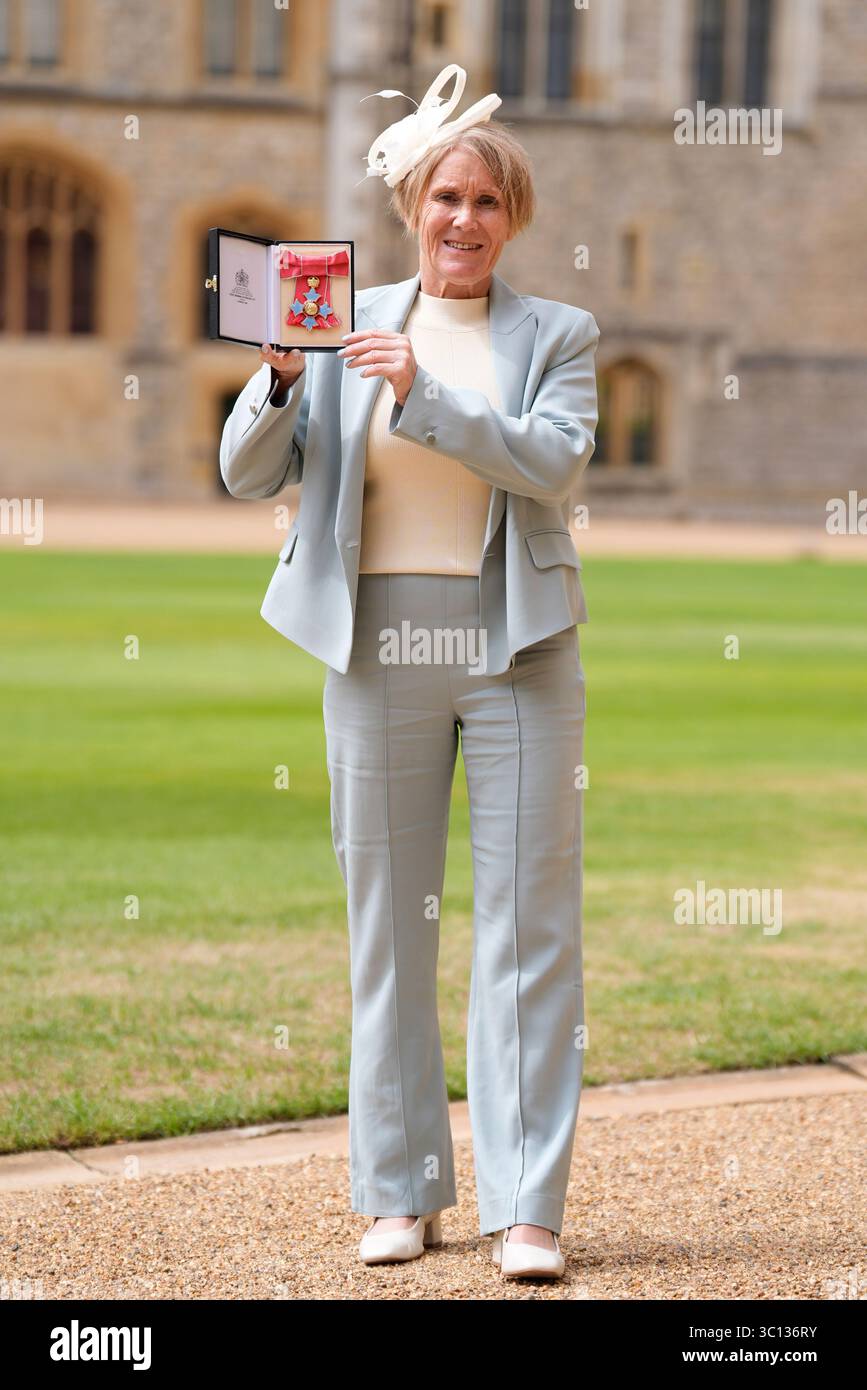 Penny Briscoe after being made a CBE (Commander of the Order of the ...