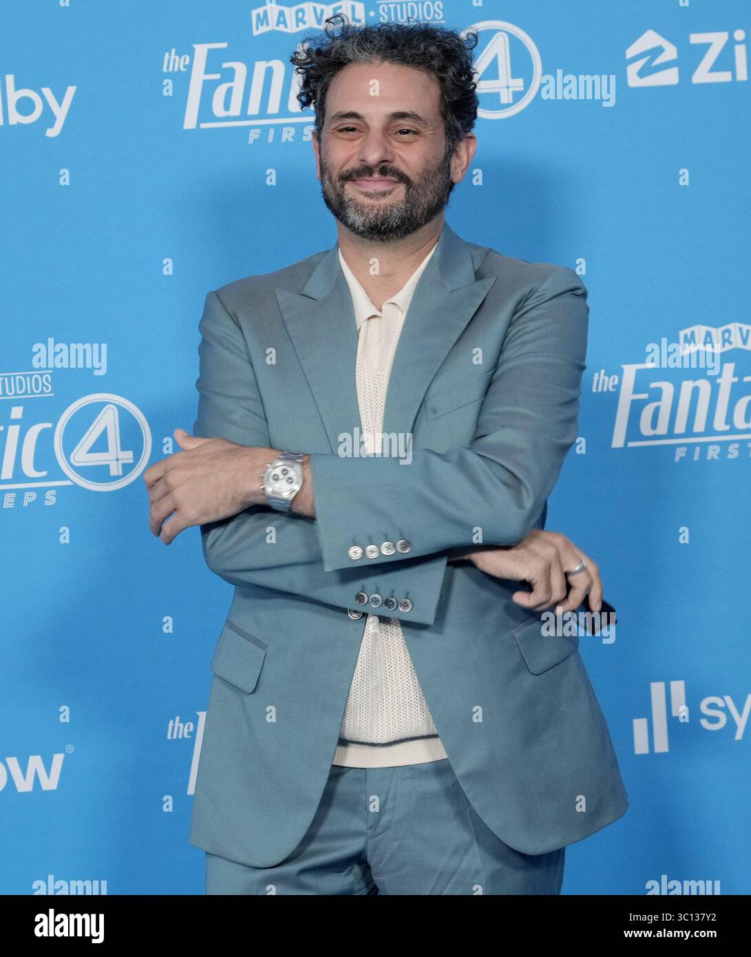 Arian Moayed arrives at the Marvel Studios' "THE FANTASTIC FOUR: FIRST STEPS" World Premiere ...