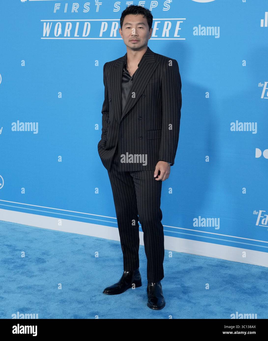 Simu Liu arrives at the Marvel Studios' "THE FANTASTIC FOUR: FIRST ...