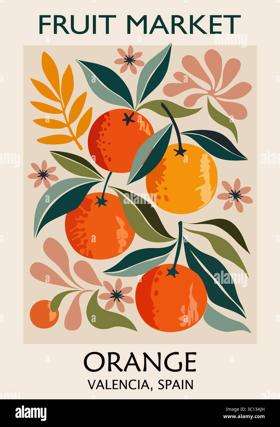 Spain food market Stock Vector Images - Alamy