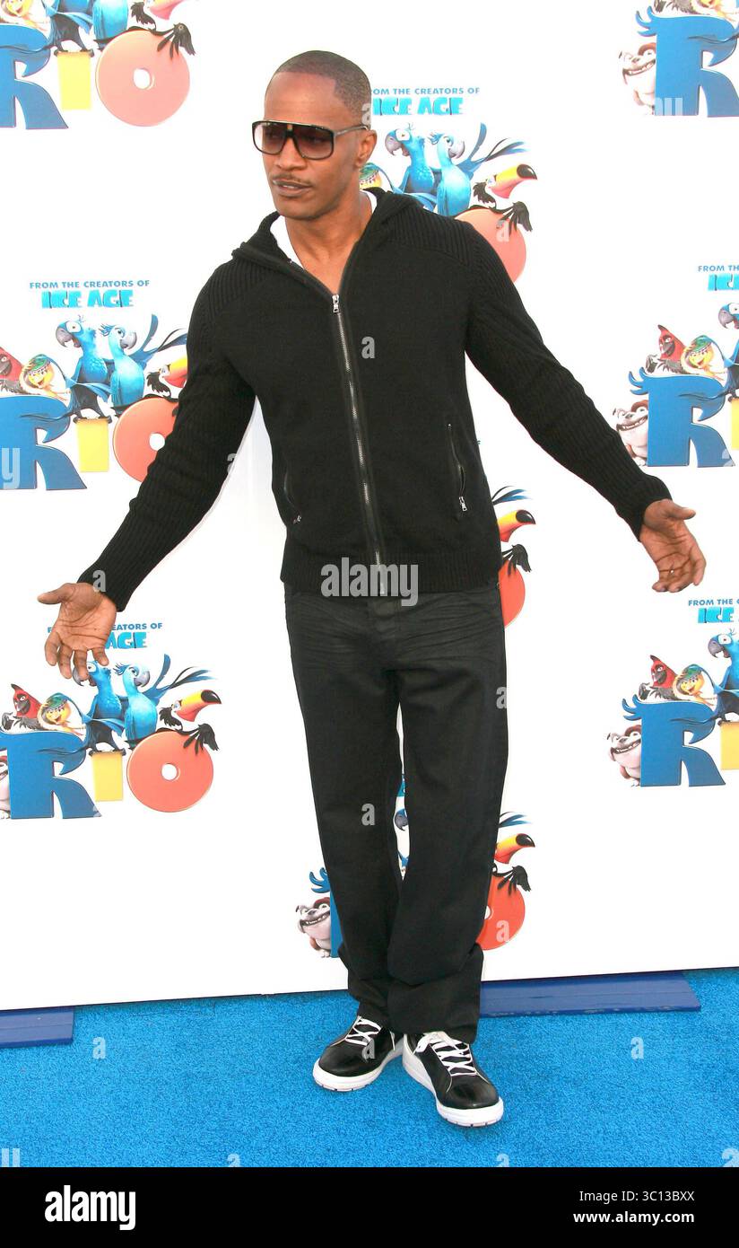 Jamie Foxx at the 20th Century Fox Day for 'RIO' at the Zanuck Theater ...