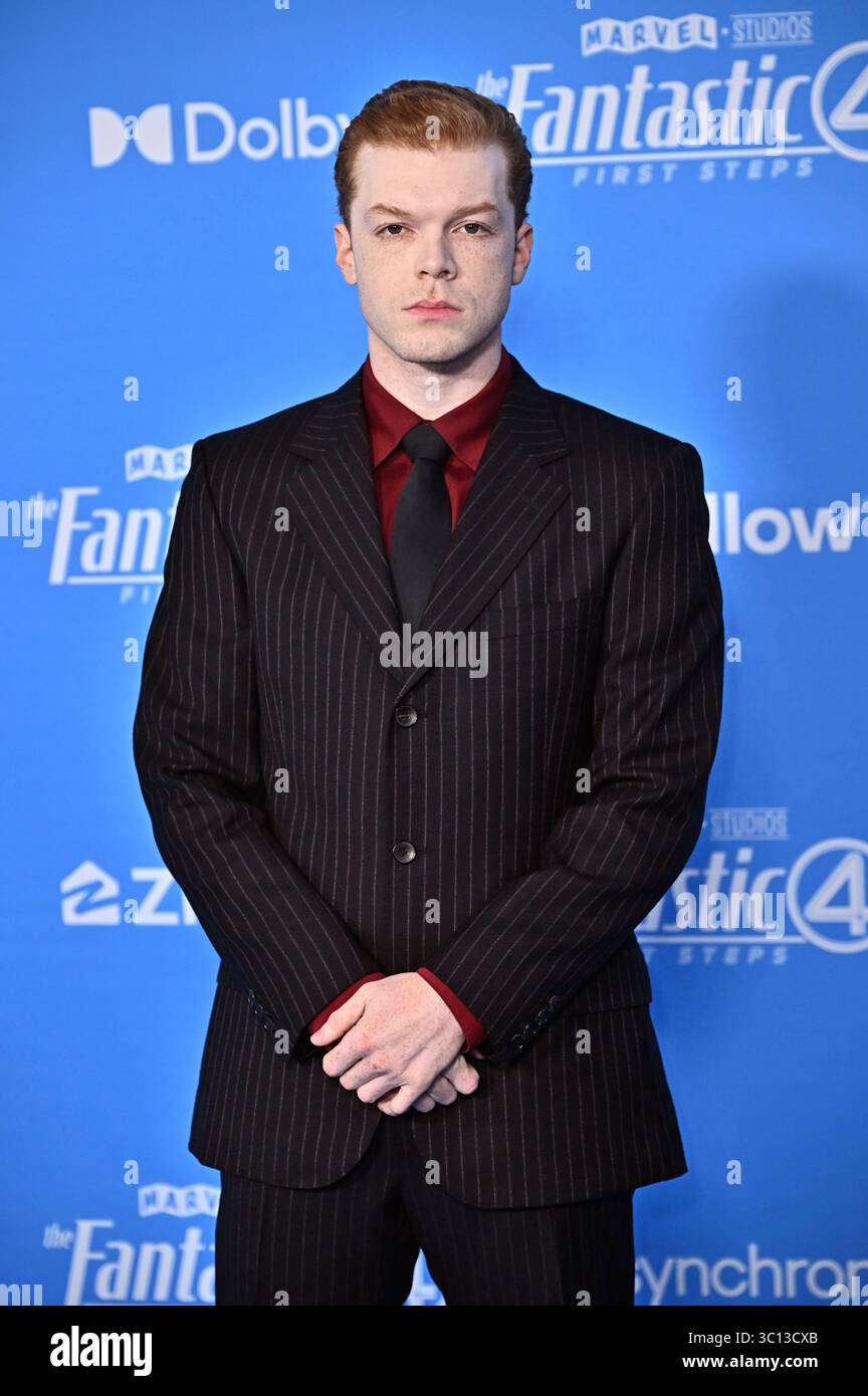 Cameron Monaghan bei der Weltpremiere des Kinofilms 'The Fantastic Four ...