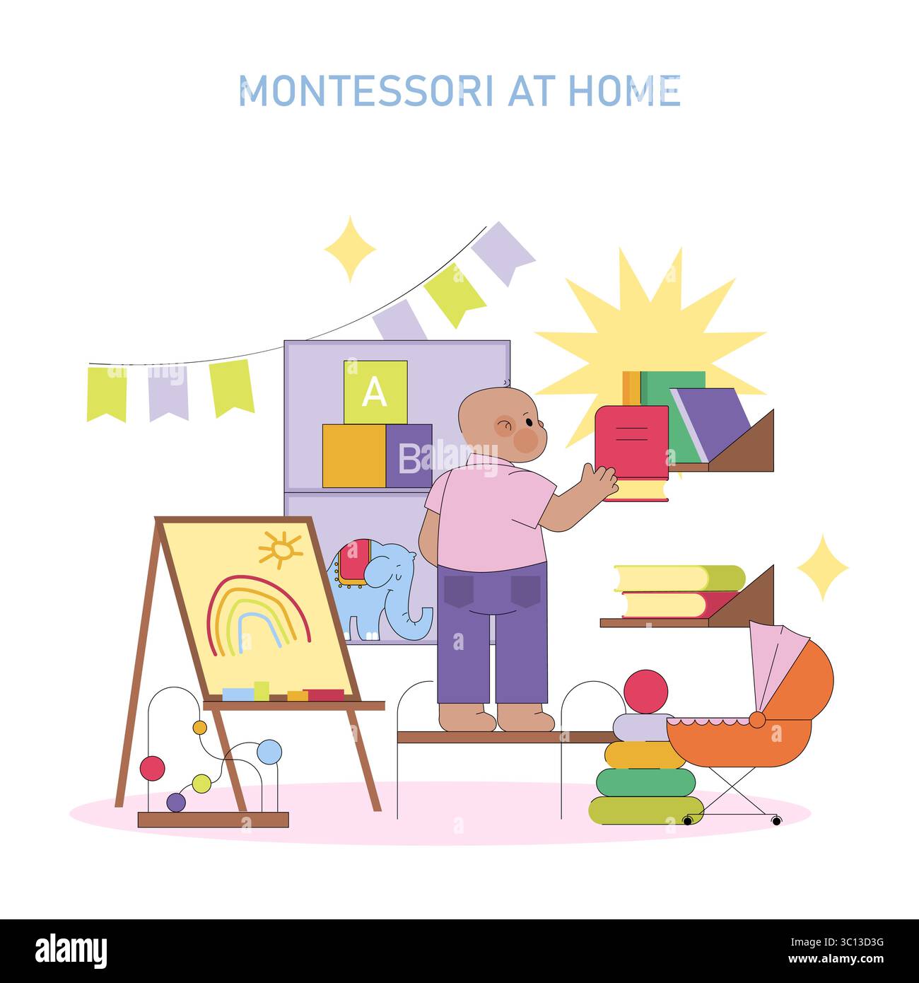 Home educational materials Stock Vector Images - Alamy
