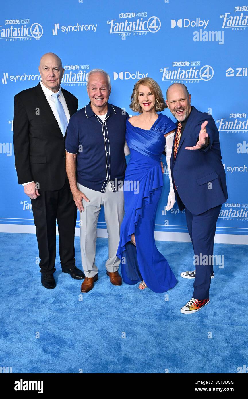 Michael Bailey Smith, Alex Hyde-White, Rebecca Staab und Jay Underwood bei der Weltpremiere des ...