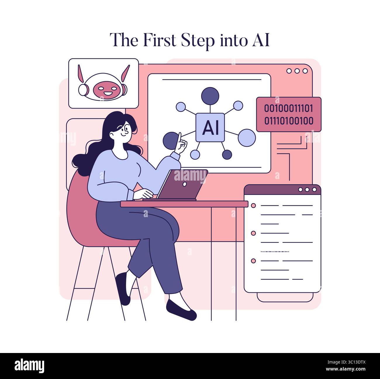 Women engaged in ai hi-res stock photography and images - Alamy