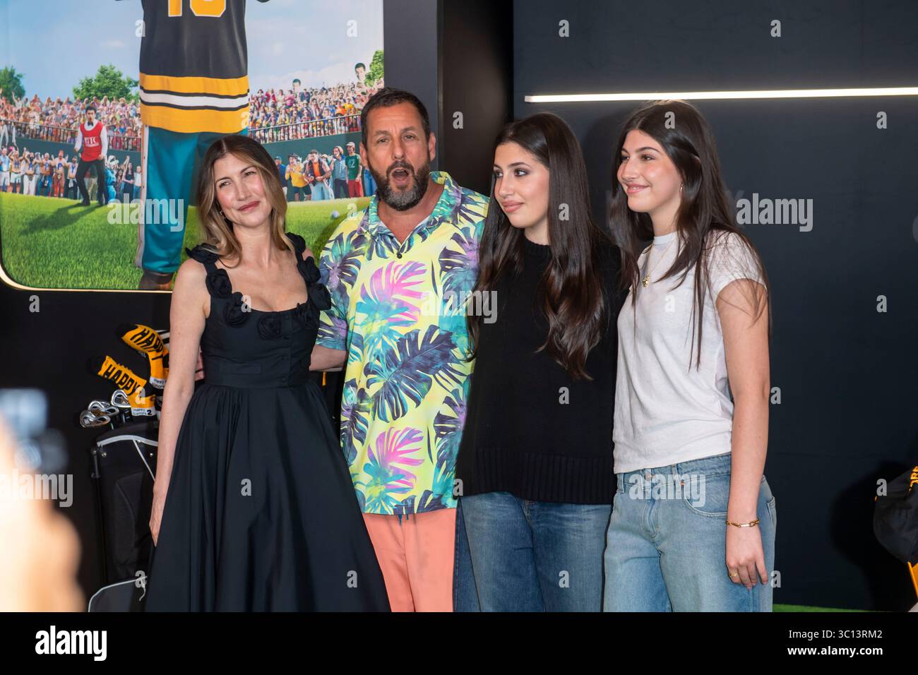 NEW YORK, NEW YORK - JULY 21: (L-R) Adam Sandler, Jackie Sandler, Sadie ...