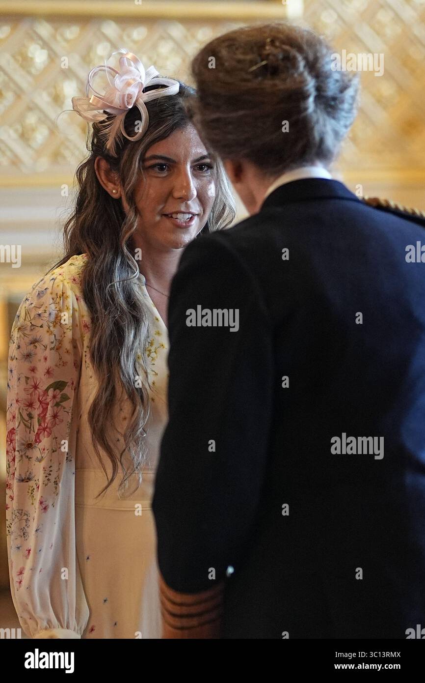 Dannielle Khan, from Alcester, is made a Member of the Order of the ...
