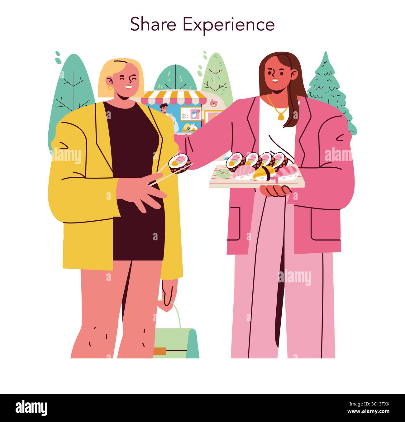 People enjoying lively urban Cut Out Stock Images & Pictures - Alamy