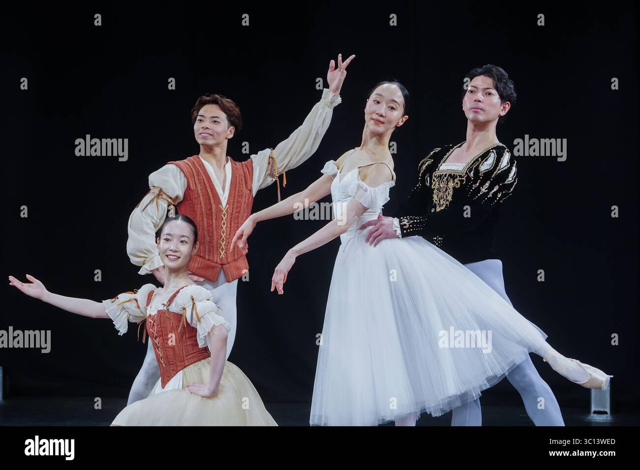 London, UK. 22 July 2025 Yui Yonezawa, Shun Isawa, Risako Ikeda ...