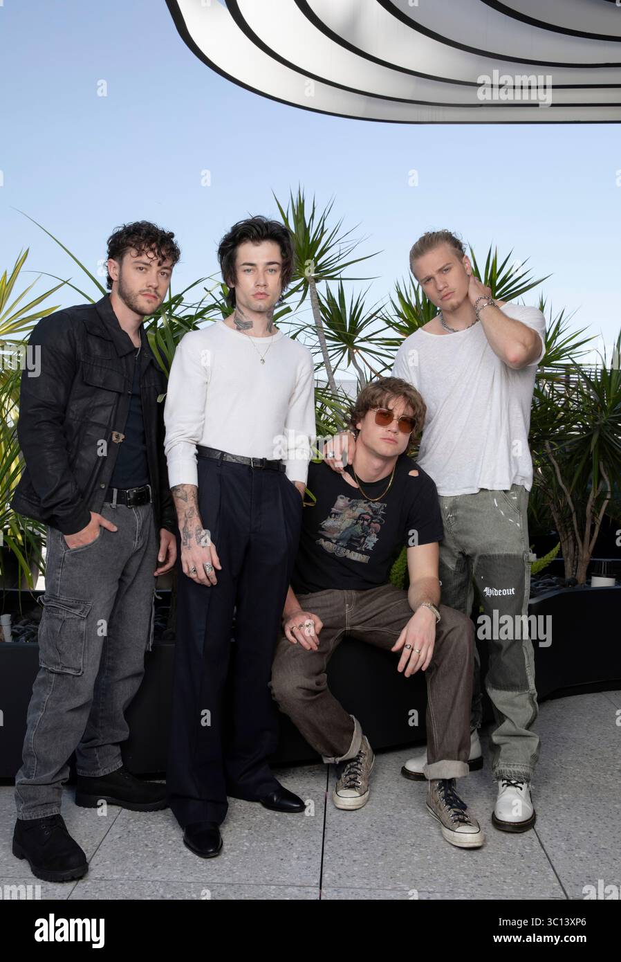 Zachary Newbould, from left, Conor Smith, Mason Watts and Shane Appell ...