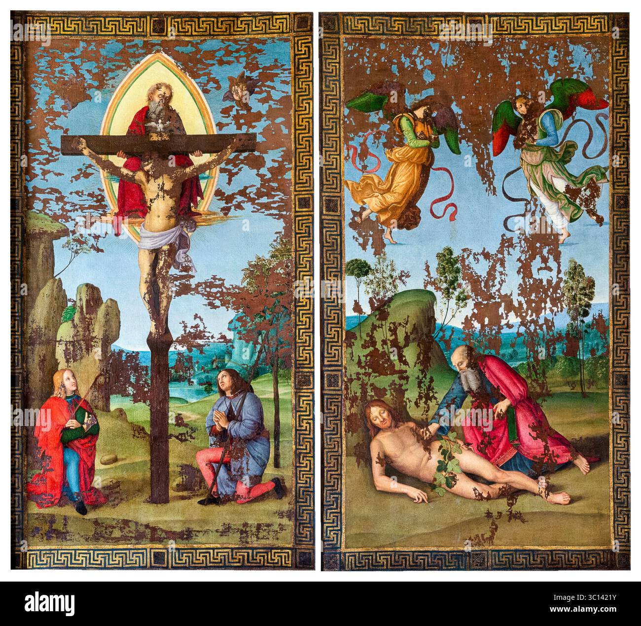 Christ god father painting Cut Out Stock Images & Pictures - Alamy