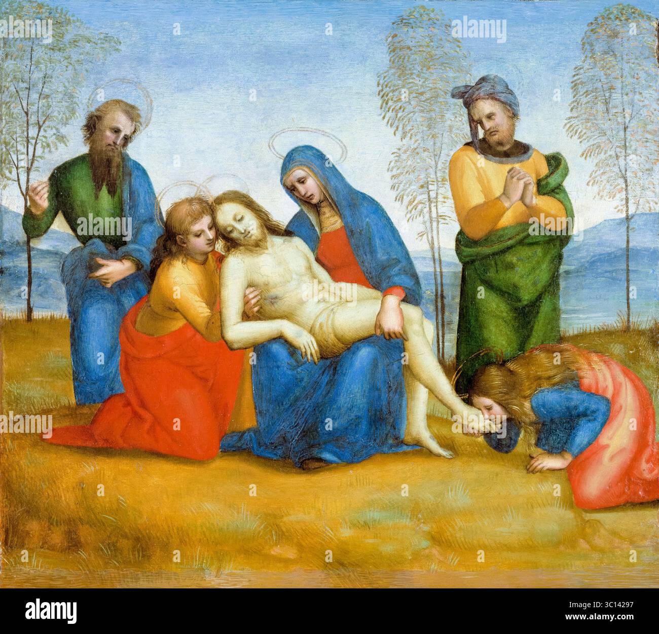 Raffaello Sanzio da Urbino called Raphael, Lamentation Over the Dead ...