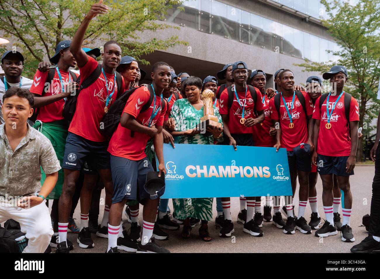 Gothenburg, Sweden, July 19th 2025 The Beyond Limits team poses with ...