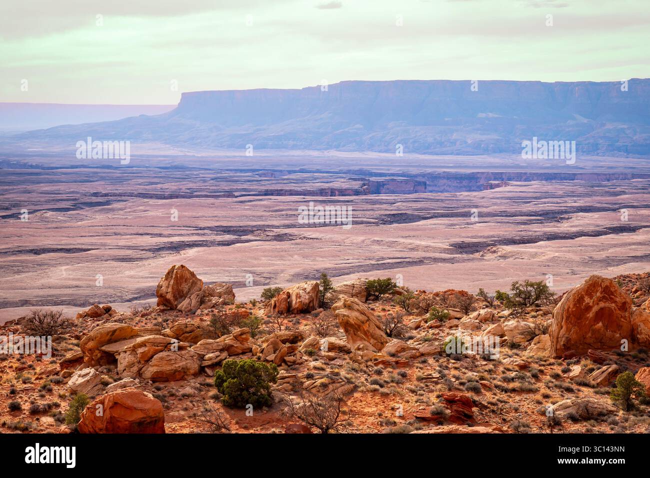 Grand Canyon Fissure from Antelope Pass Vista on Highway 89 Stock Photo ...