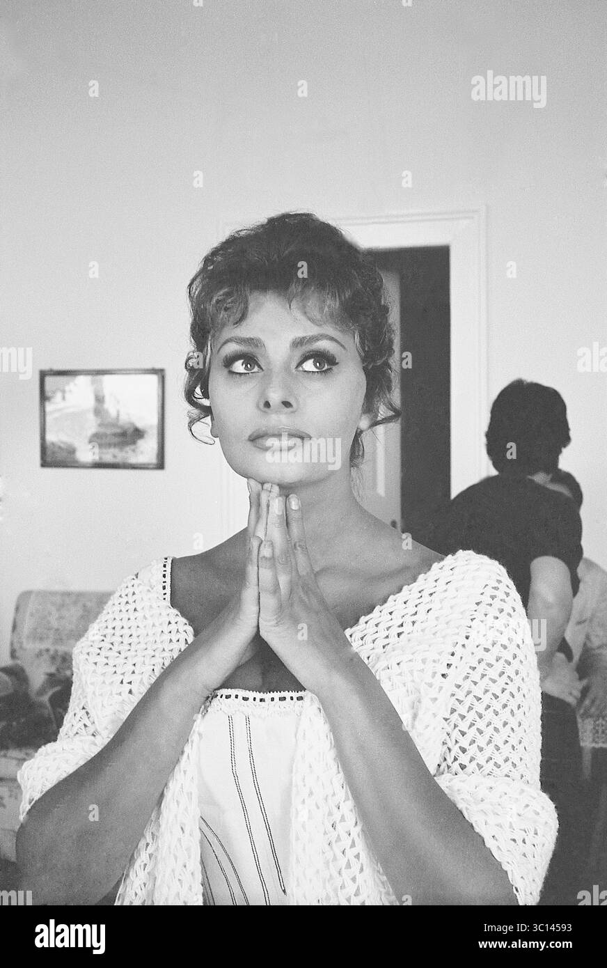 Italian actress Sophia Loren (Sofia Villani Scicolone) as CathÃ©rine ...