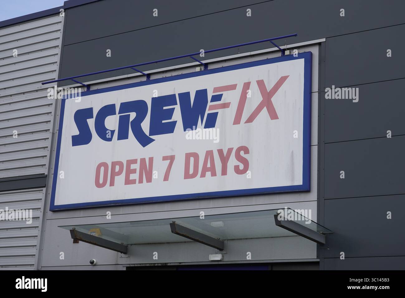 Screwfix Corporate logo signs in Barnsley, South Yorkshire, United ...