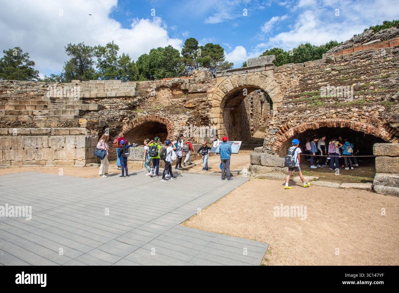 The Amphitheatre of Mérida is a Roman amphitheatre in the Roman colonia ...
