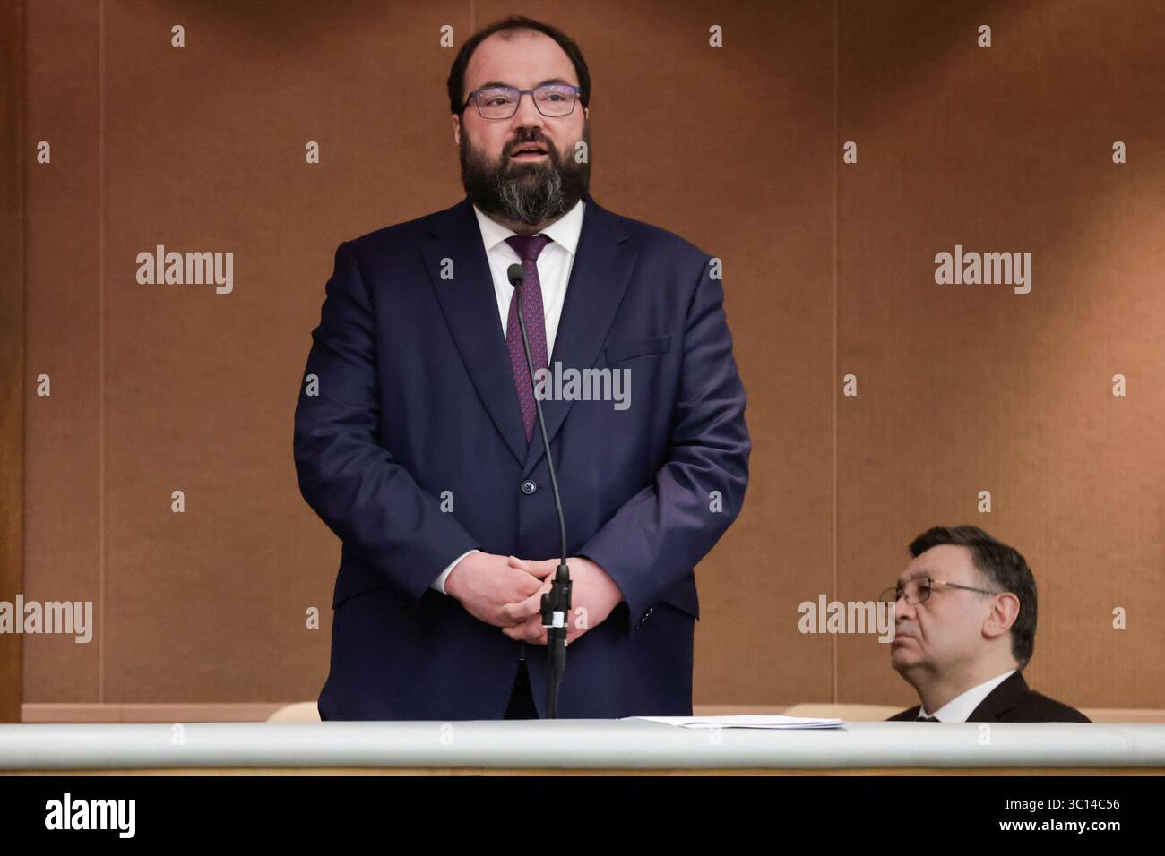 In this photo released by the State Duma, Lower House of the Russian ...