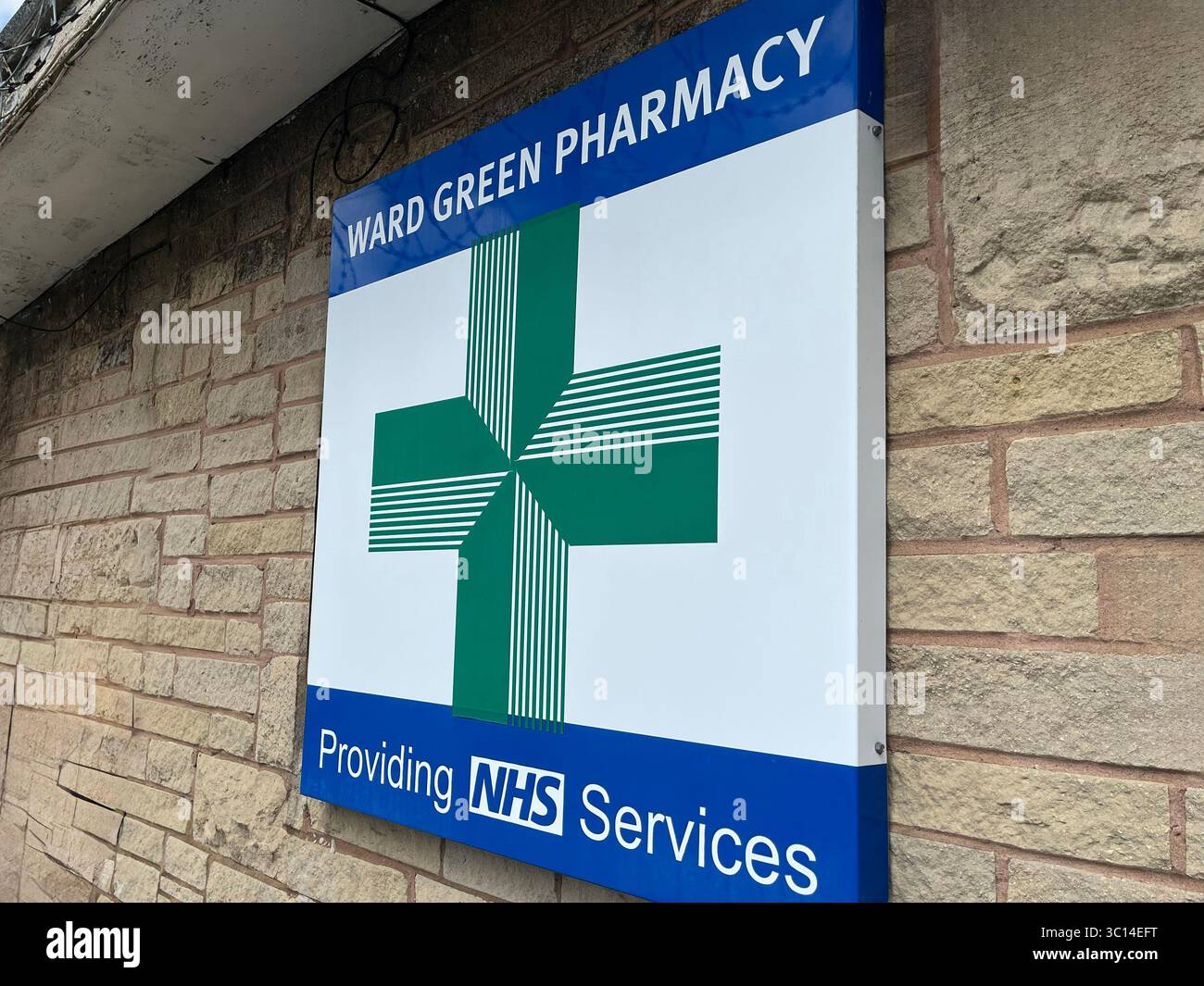 Pharmacy NHS services Corporate logo signs in Barnsley, South Yorkshire ...
