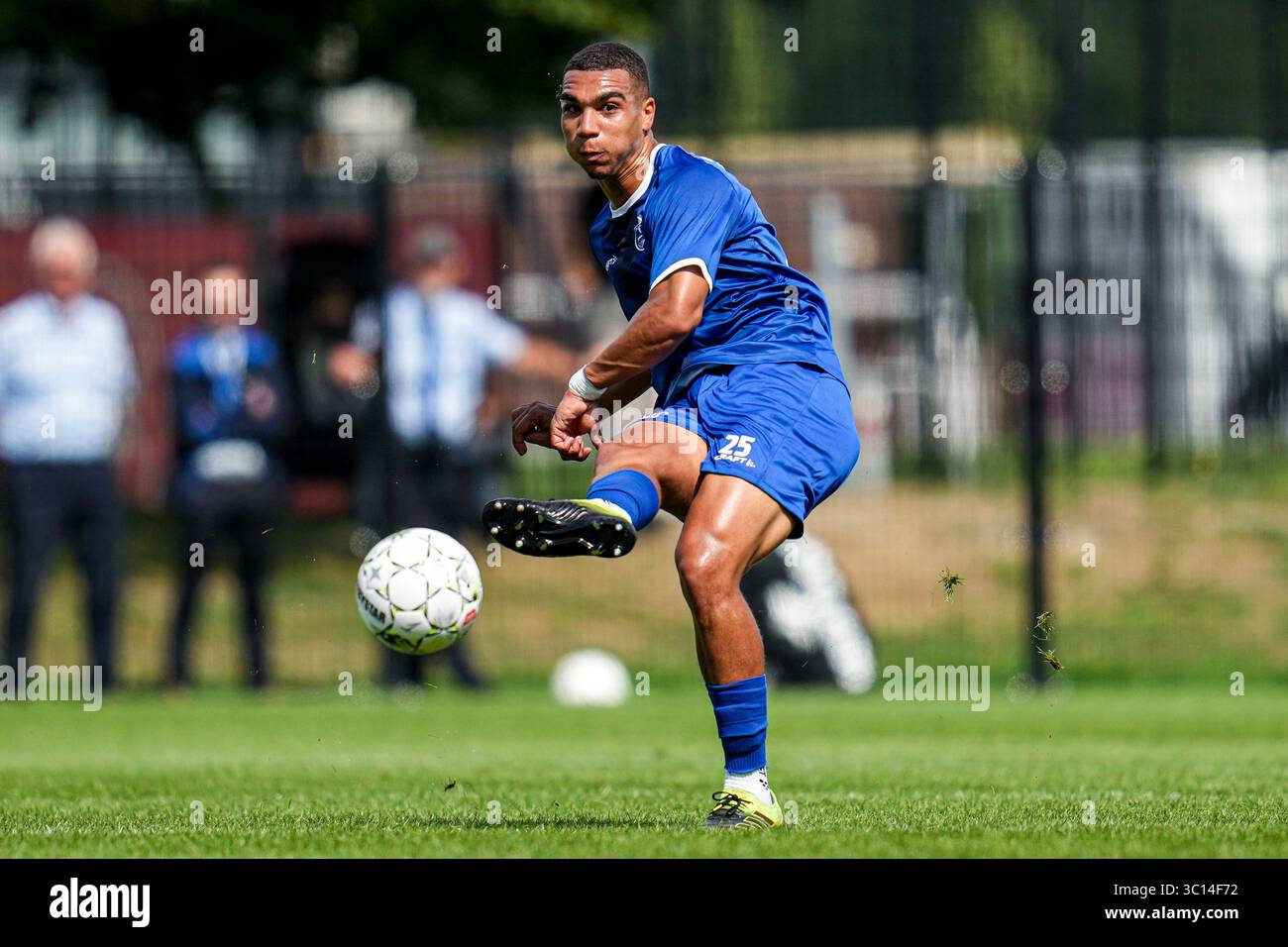 ALMERE, NETHERLANDS - JULY 22: Amoah Sam of Almere City FC makes a pass ...