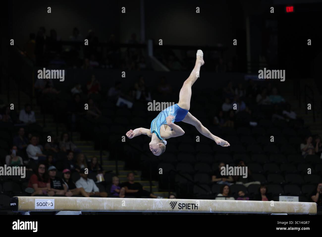 July 19, 2025: Gymnast Claire Pease during the 2025 U.S. Classic for ...