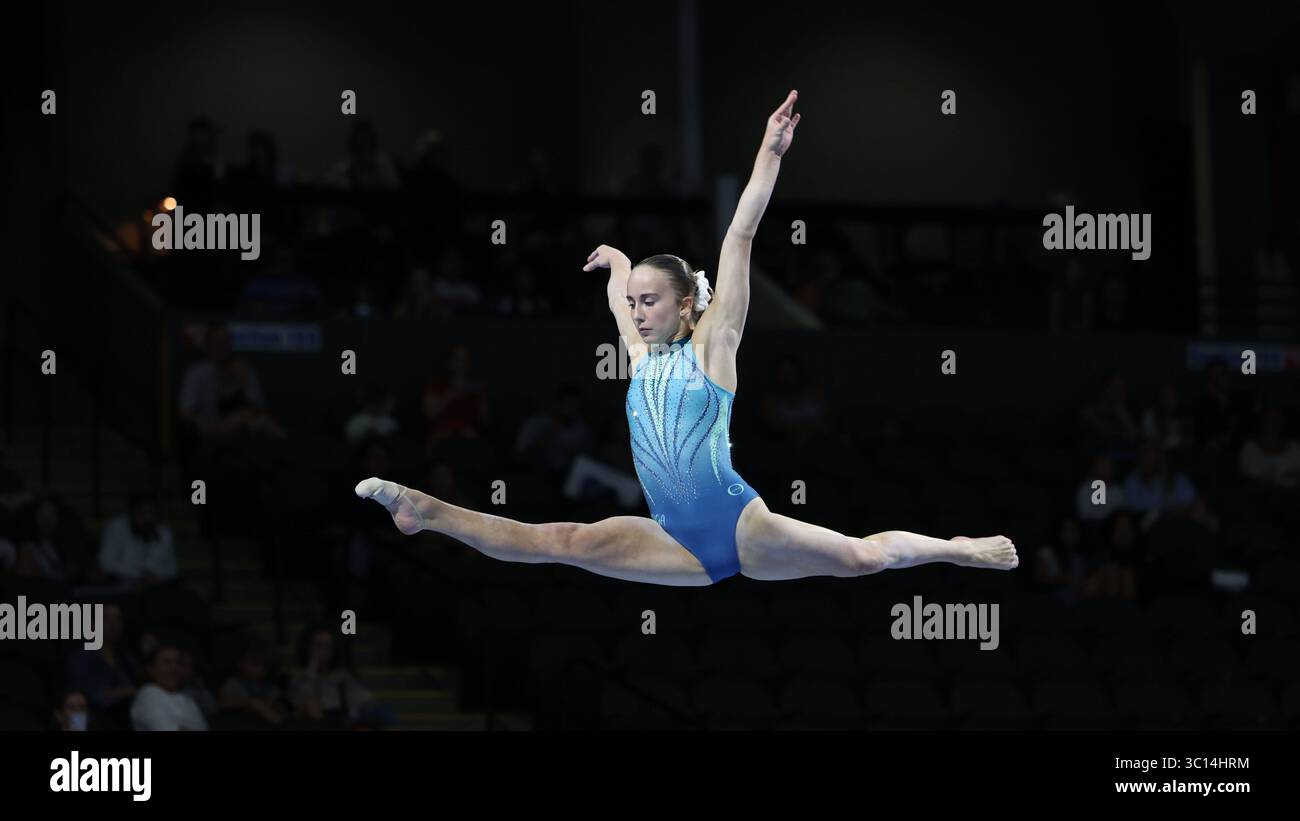 July 19, 2025: Gymnast Claire Pease during the 2025 U.S. Classic for ...