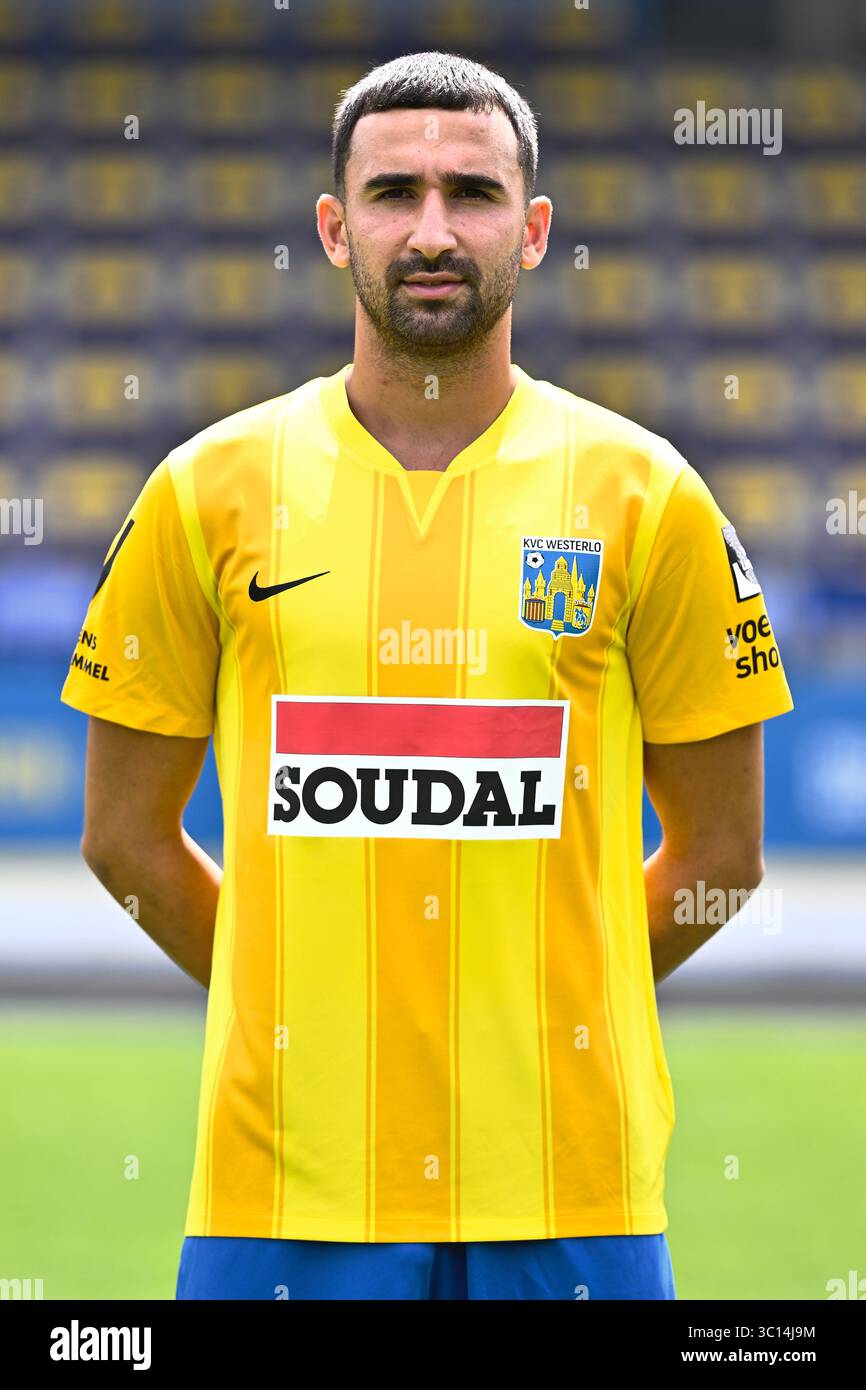 Westerlo's Emin Bayram poses for a portrait picture at the 2025-2026 ...