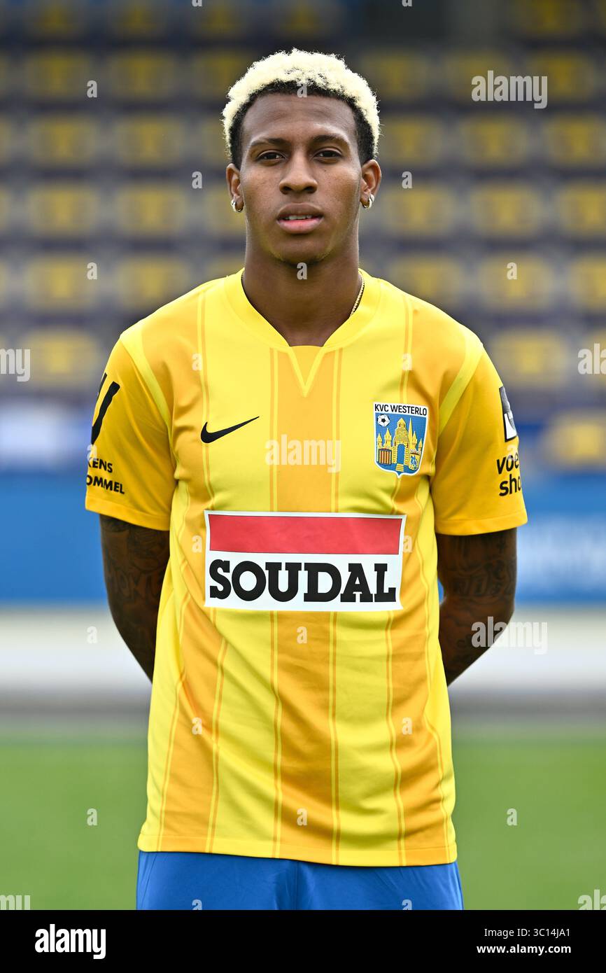 Westerlo's Josimar Alcocer poses for a portrait picture at the 2025 ...