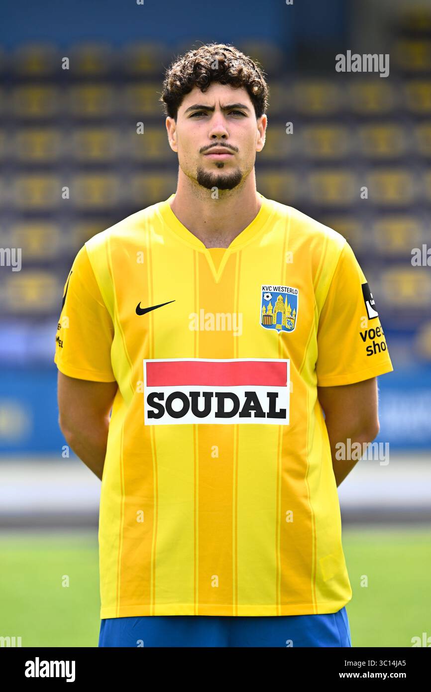 Westerlo's Nacho Ferri poses for a portrait picture at the 2025-2026 ...