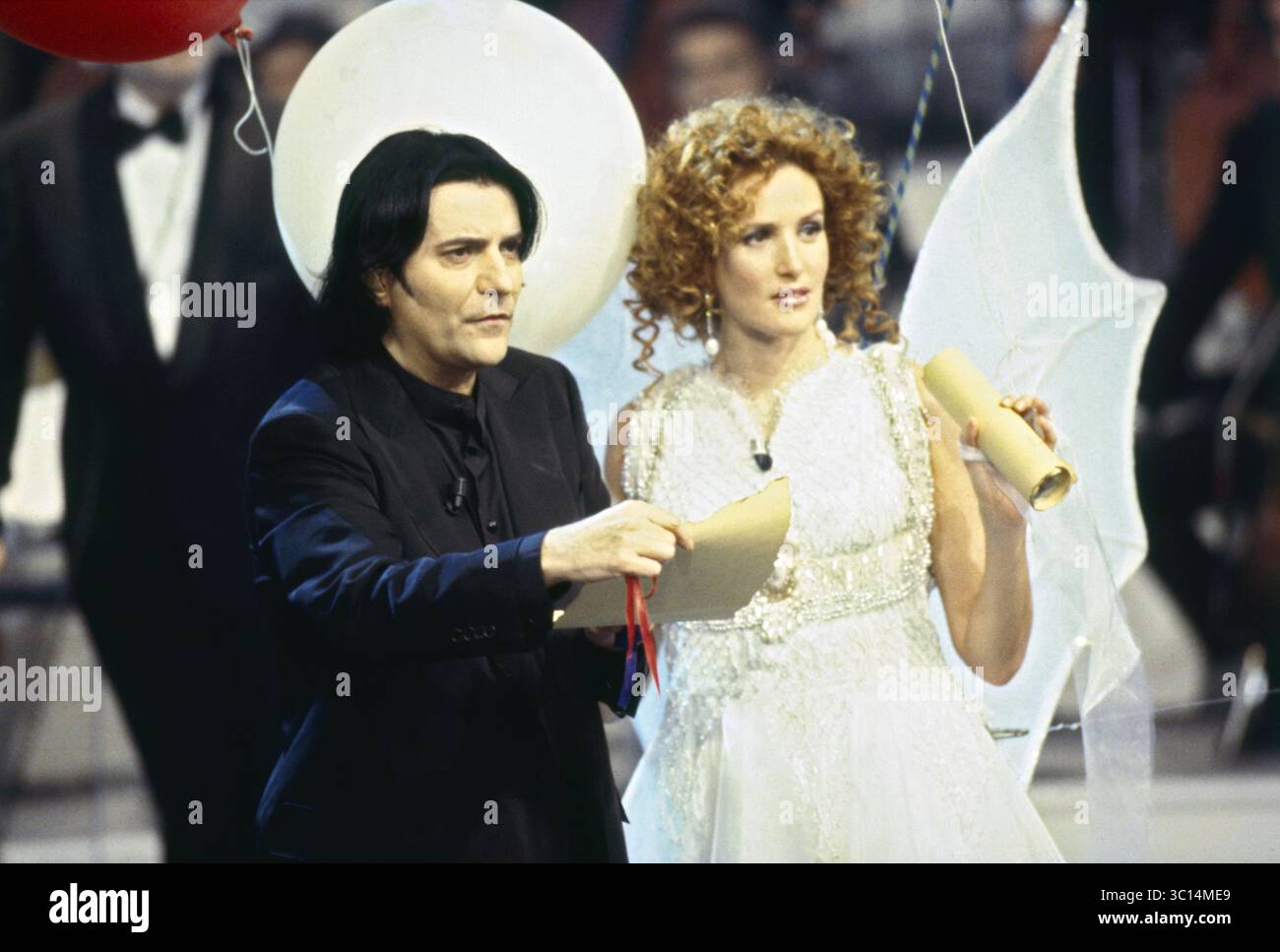 Italian singer-songwriter and showman Renato Zero (Renato Fiacchini ...